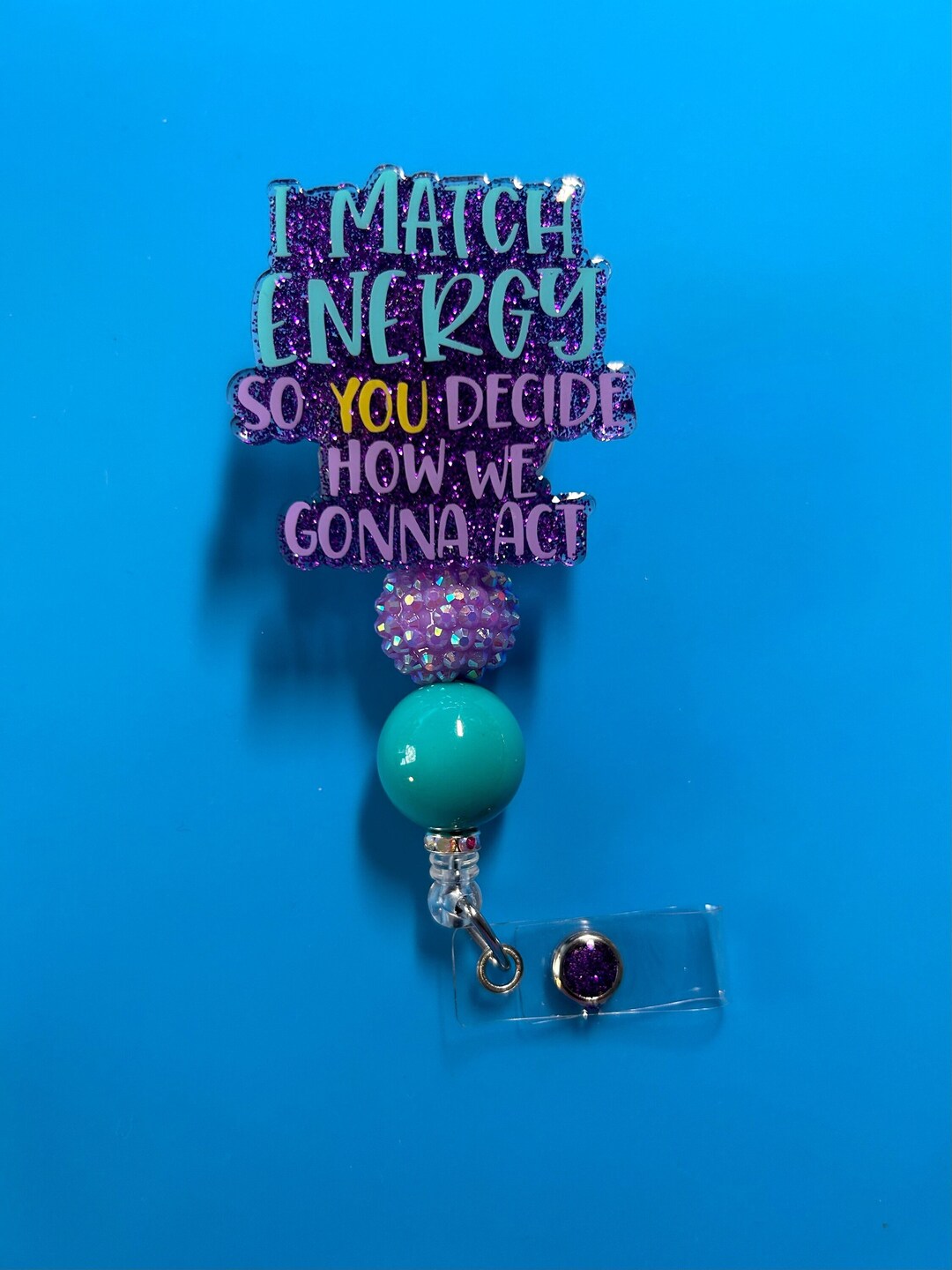 I Match Energy Badge Reel - Etsy