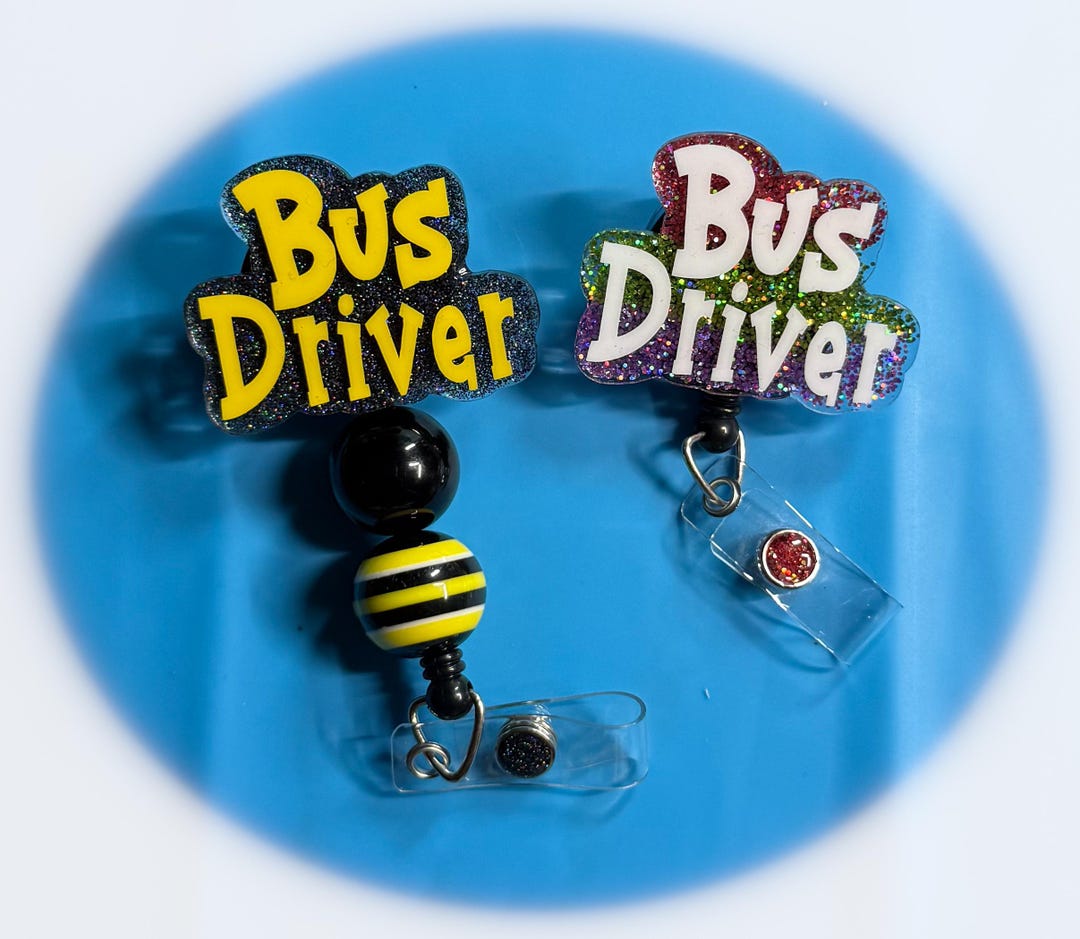 Bus Driver Badge Reels - Etsy