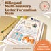 Bilingual Multi-sensory Letter Tracing Mat, Spanish Letter Playdough ...