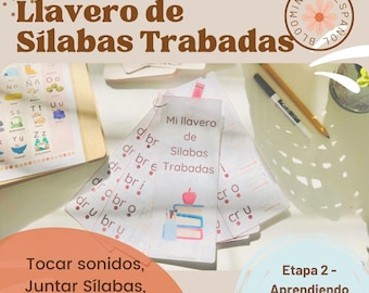 Llavero De Silabas Trabadas, Spanish Syllables, Bilingual Resources ...