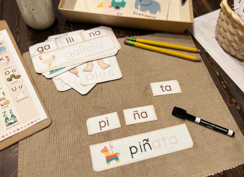 Palabras con Silabas A E I, Sílabas en español, Recursos bilingües ...