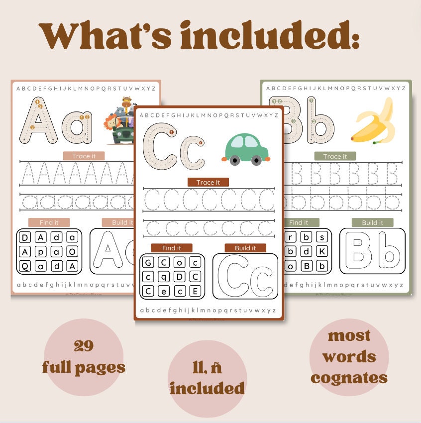 Bilingual Multi-sensory Letter Tracing Mat, Spanish Letter Playdough ...