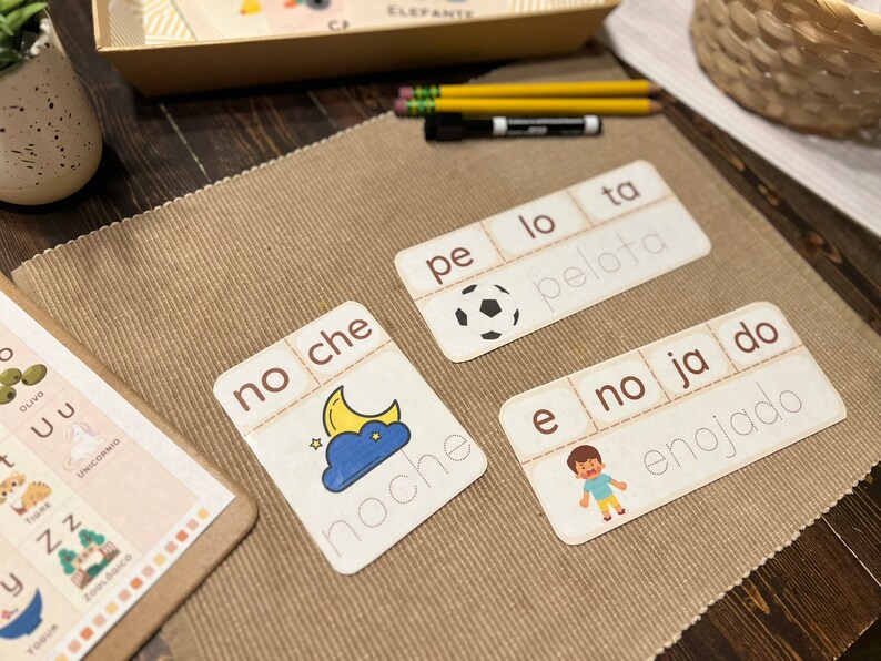 Palabras con silabas A E I O, Sílabas en español, Recursos bilingües ...