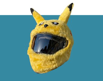 Pikachu Motorcycle Helmet Cover - Etsy UK