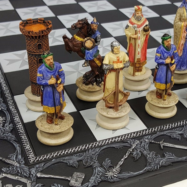 Christian Chess Set - Etsy