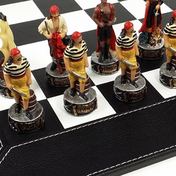 Leather Chess Set - Etsy
