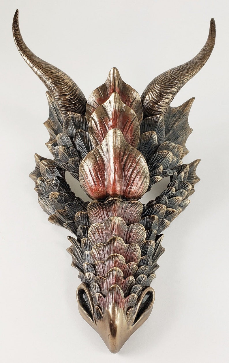 12 1/2 Medieval Dragon Head Mask Wall Hanging Plaque - Etsy