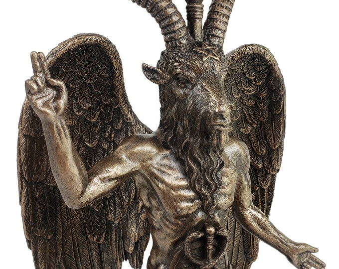 Vintage Baphomet Statue Sabbatic Goat Occult Altar Statue - Etsy