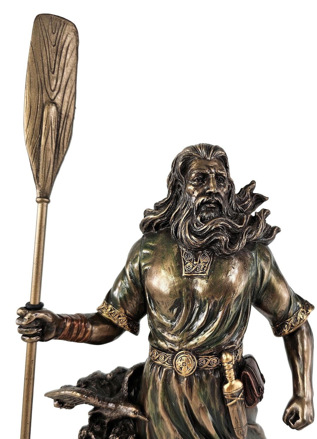 10 Njord Viking Norse Mythology God of Wind and Sea Bronze Color Statue ...