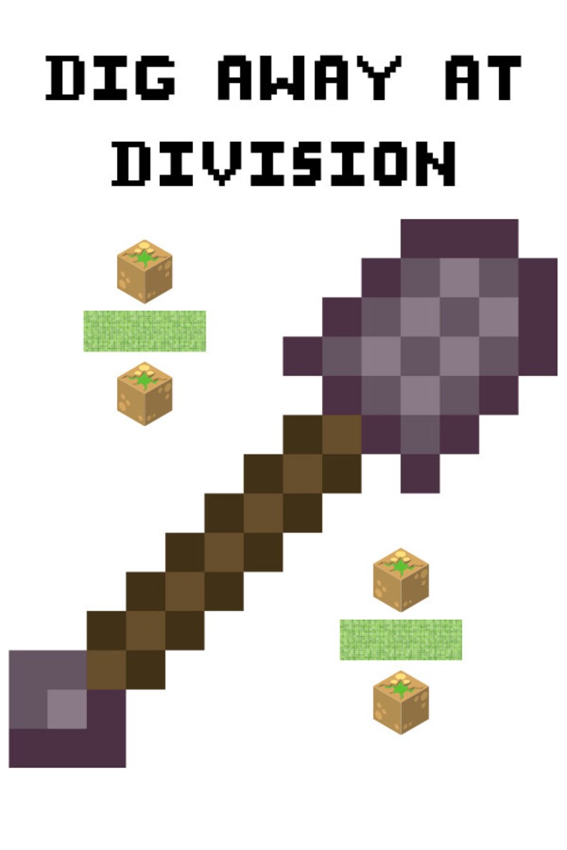 Minecraft Math Inspired Temporary Tattoo Shovel - Etsy
