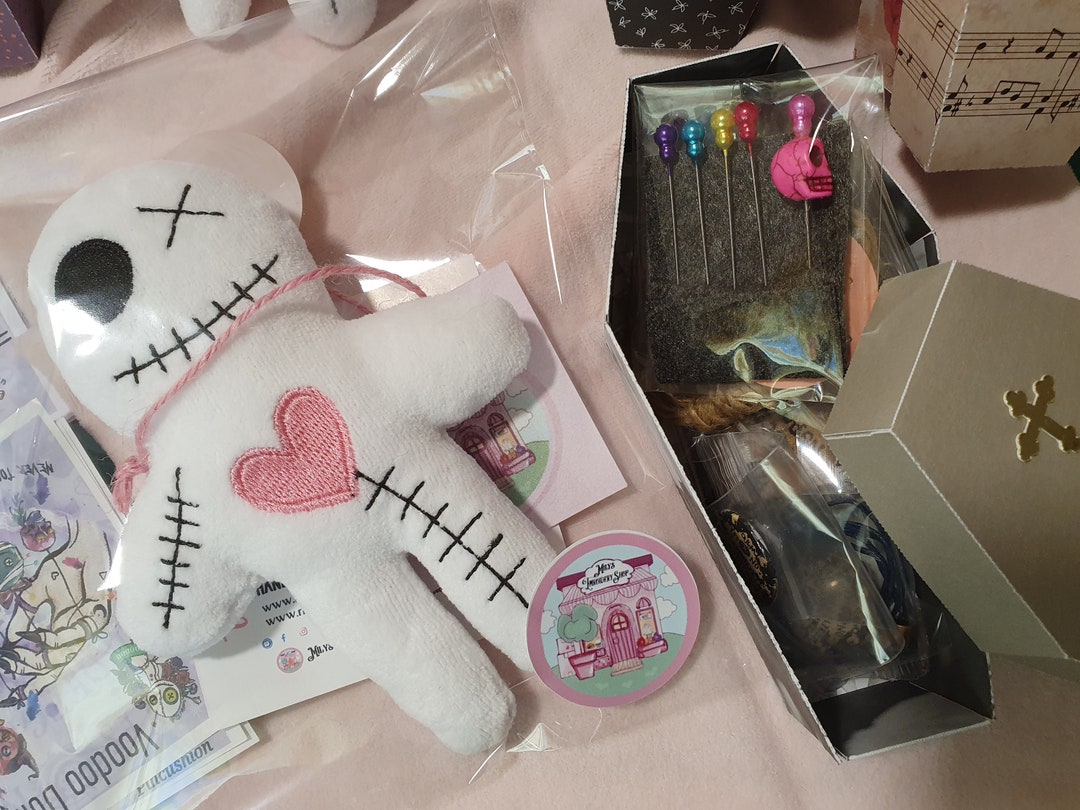 Doll Embroidered Voodoo Doll new Color/font Selectable with Accessories ...