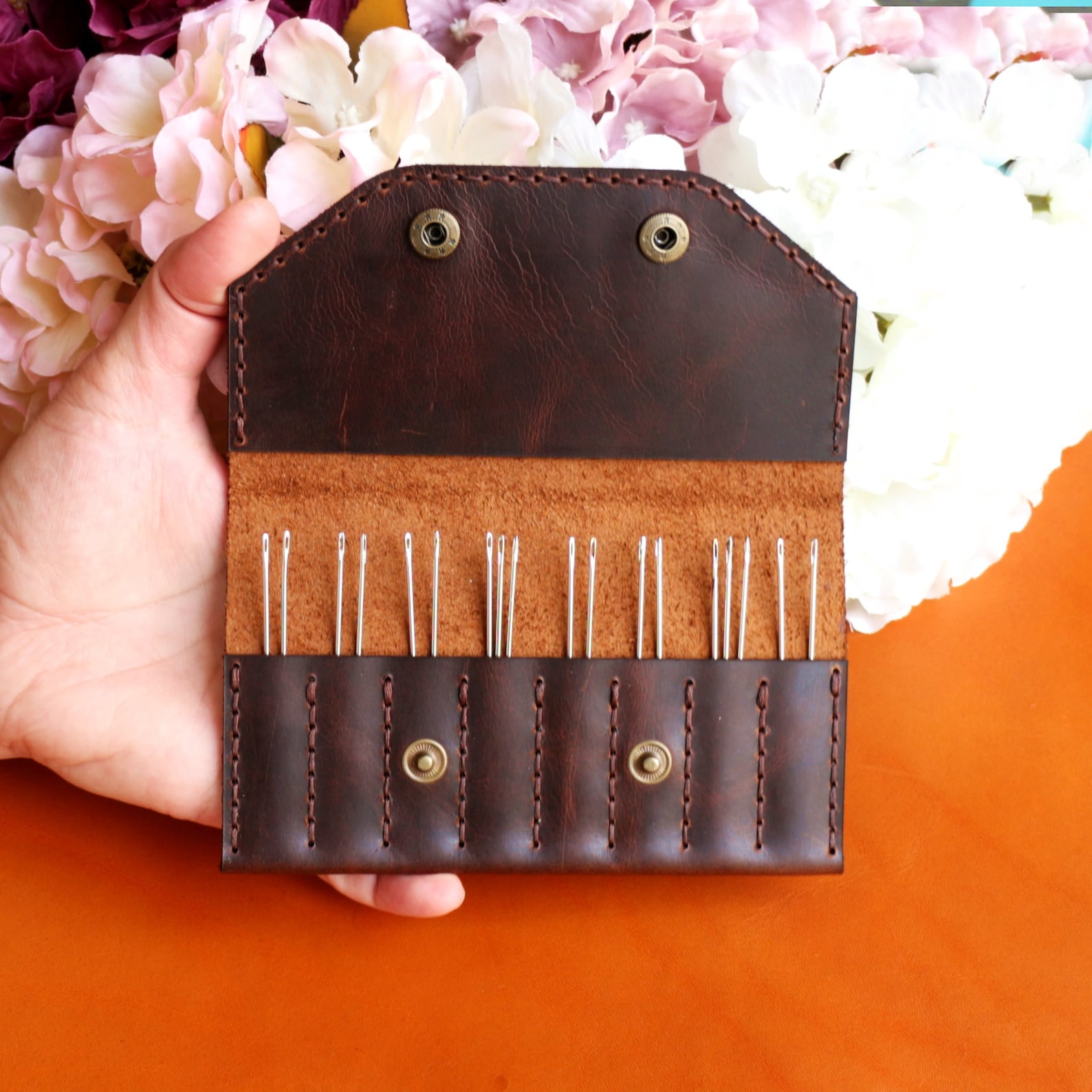 Leather Needle Case PDF, SVG and DXF Pattern, Leather Diy, (laser Cut ...