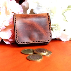 Minimalist Leather Coin Pouch Pattern PDF, SVG, Coin Purse Template Pdf ...