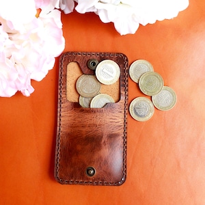 Minimalist Leather Coin Pouch Pattern PDF, SVG, Coin Purse Template Pdf ...