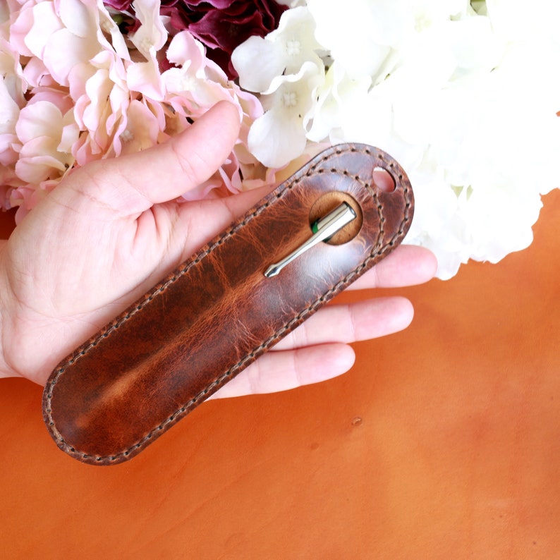 Pen Case Pattern PDF SVG DXF Pattern Leather Pencil Case - Etsy