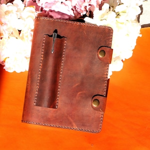 A5 Leather Notebook Cover /A4 and Us Letter PDF/ SVG / DXF Leather ...