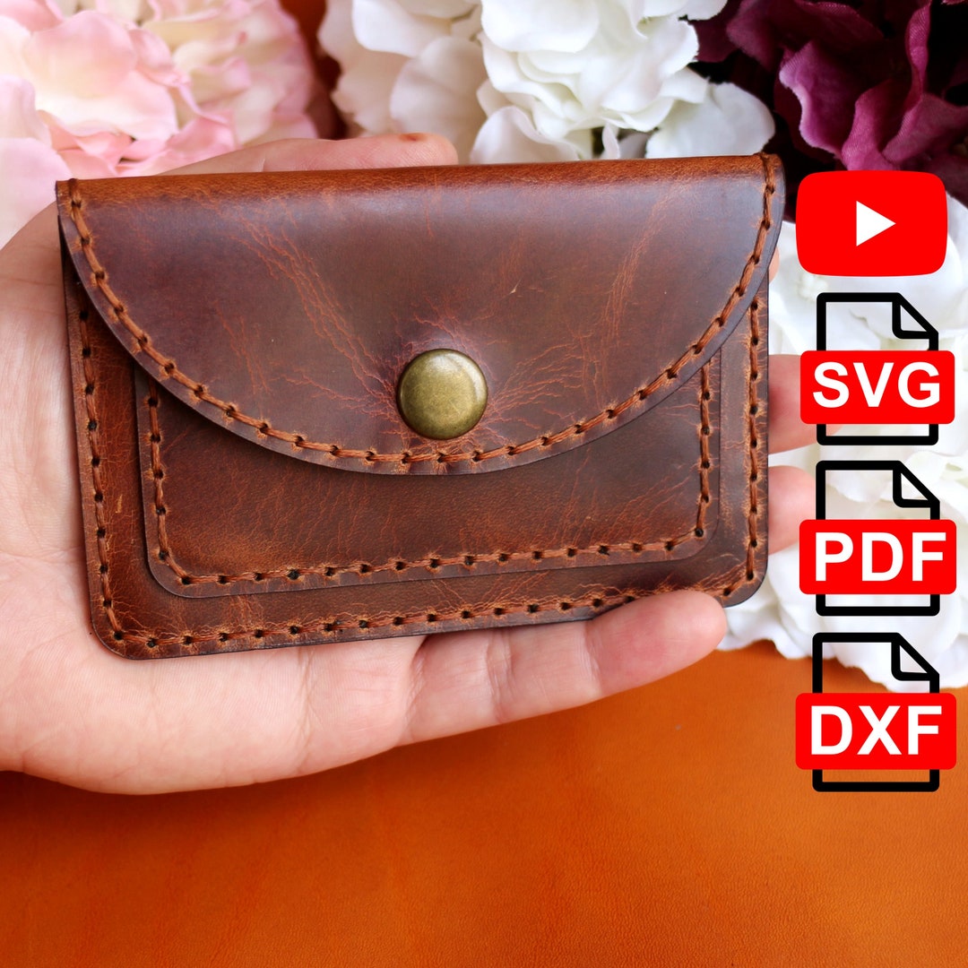 Leather Wallet Pattern/mini Wallet/a4 and Us Letter Pdf/ Svg / Dxf /diy ...