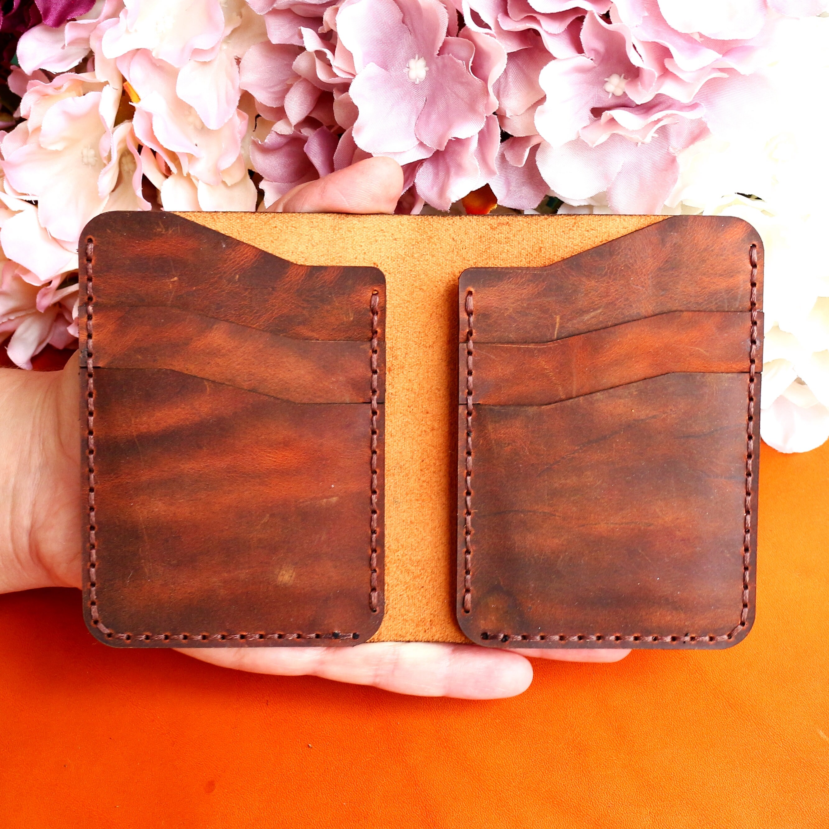 Leather Card Holder Pattern: DIY Wallet Template (SVG/PDF) - Etsy
