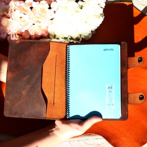 A5 Leather Notebook Cover /A4 and Us Letter PDF/ SVG / DXF Leather ...