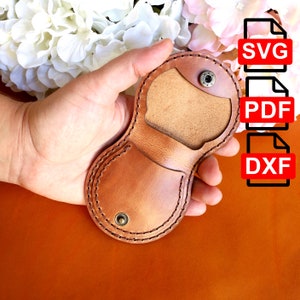 Leather Coin Pouch Template PDF, SVG, DXF Pattern, Coin Purse Pattern ...