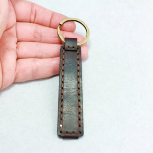 Leather Key Fob PDF, SVG and DXF Pattern. Leather Keychain Pattern. Key ...