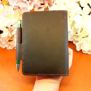 Leather Journal Planner Pattern, Leather A6 Notebook Cover / PDF, SVG ...