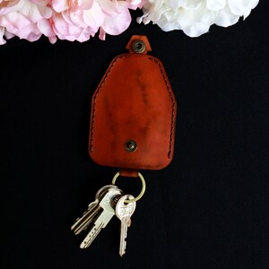 Leather Keychain PDF, SVG and DXF Pattern. Leather Key Pouch. Keys ...