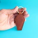 Leather Coffin Key Fob Pattern: Halloween Keychain Template (PDF-SVG ...