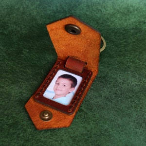 Leather Keychain Pattern With Photo (digital PDF-SVG-DXF Template) - Etsy