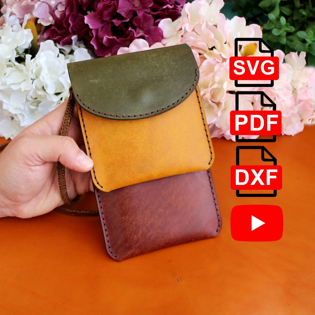 Leather Phone Bag Pattern /leather Phone Bag Template /A4 and Us Letter ...