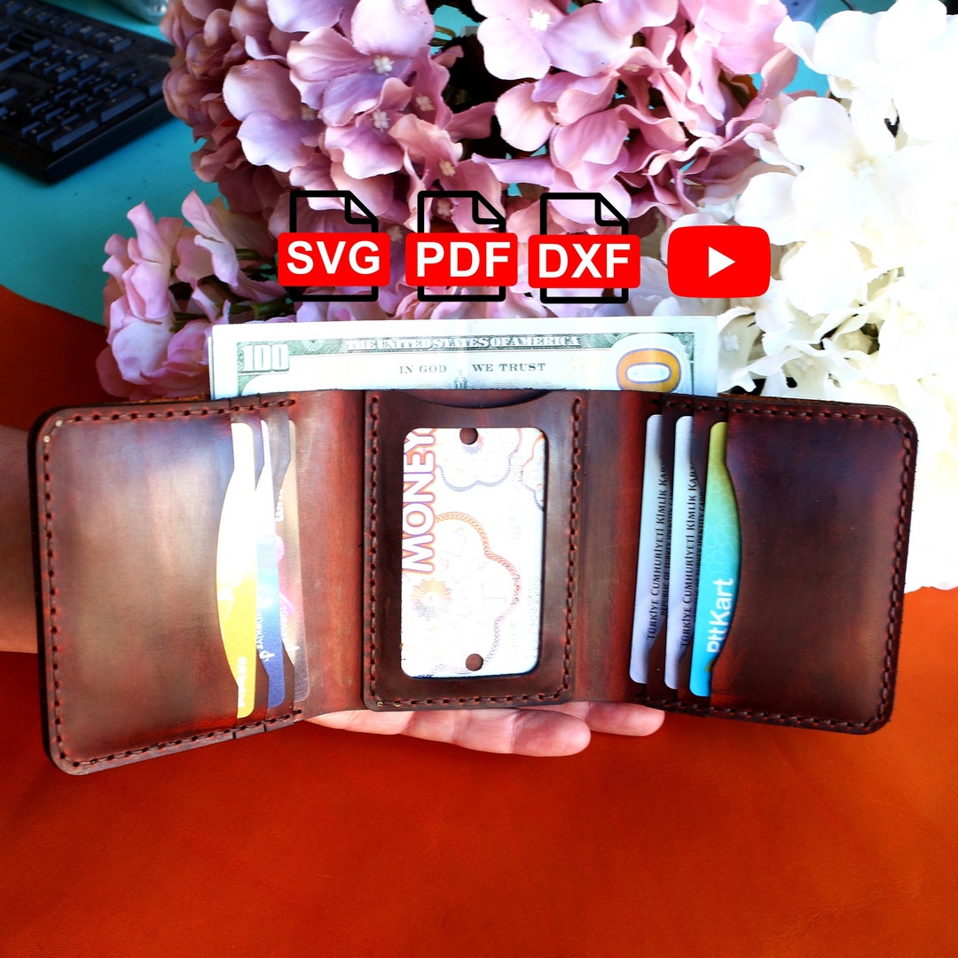 Leather Long Wallet Pattern Pdf/leather Wallet Pattern/a4 and Us Letter ...