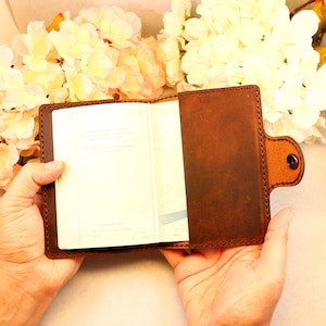 Leather Passport Case Pattern, Leather Passport Cover Template, /A4 and ...