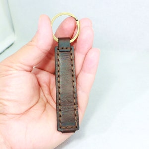 Leather Key Fob PDF, SVG and DXF Pattern. Leather Keychain Pattern. Key ...