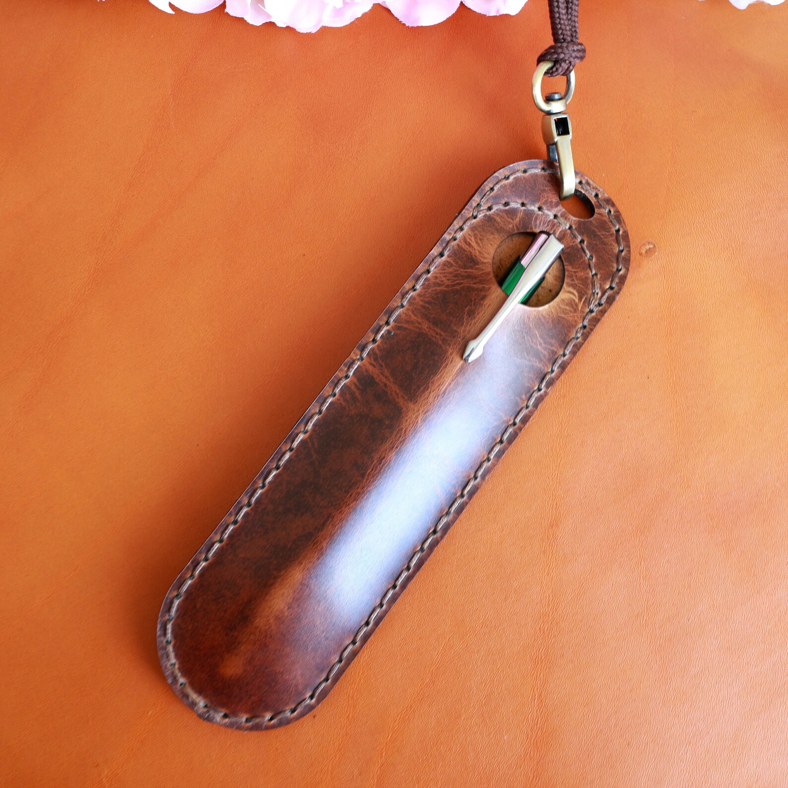 Pen Case Pattern PDF SVG DXF Pattern Leather Pencil Case - Etsy