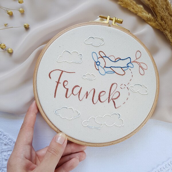 Baby Boy Name Embroidery - Etsy