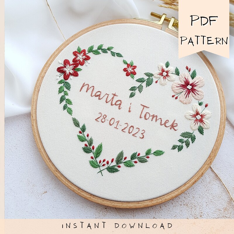 Wedding Embroidery Hoop - Etsy