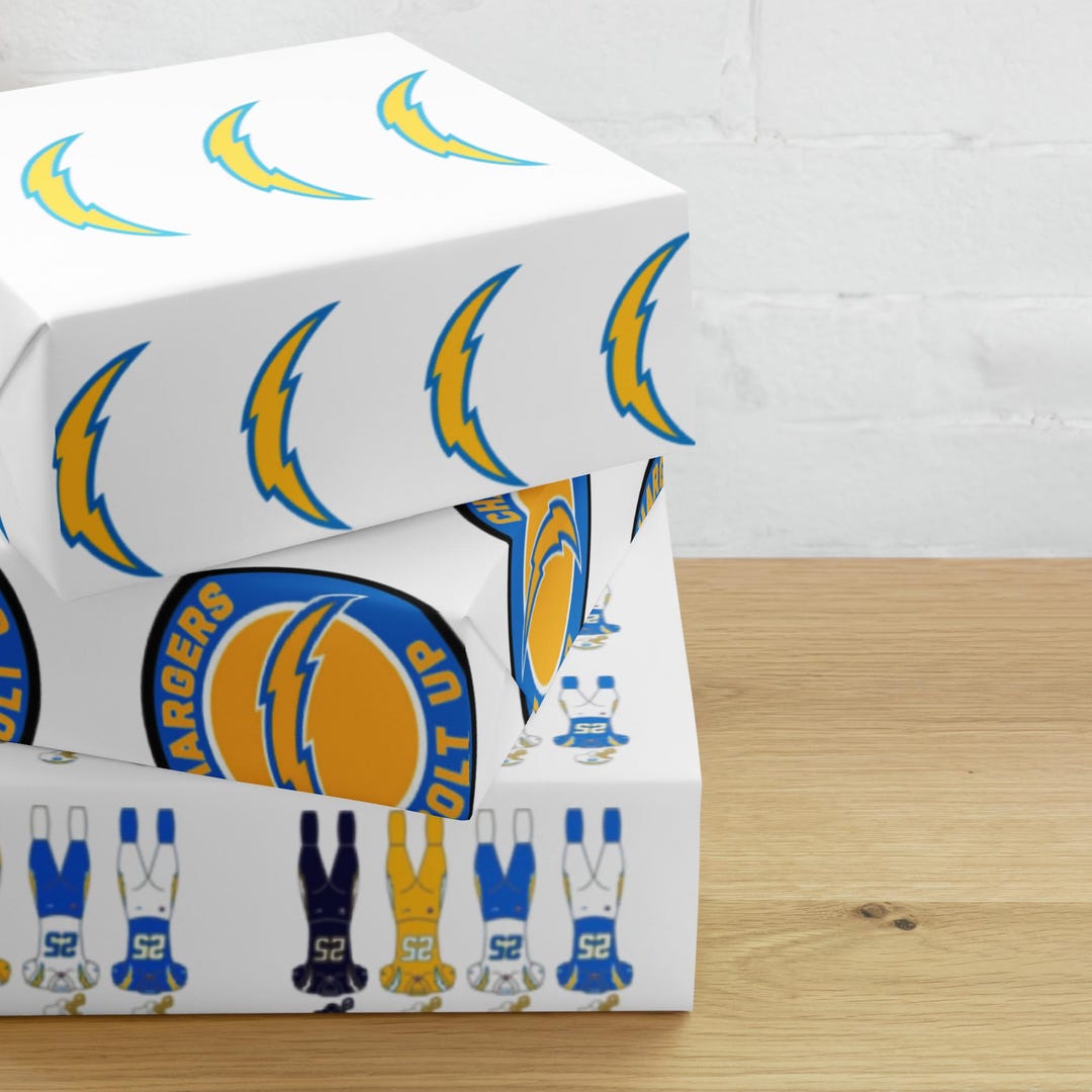 Chargers Wrapping Paper Sheets - Etsy