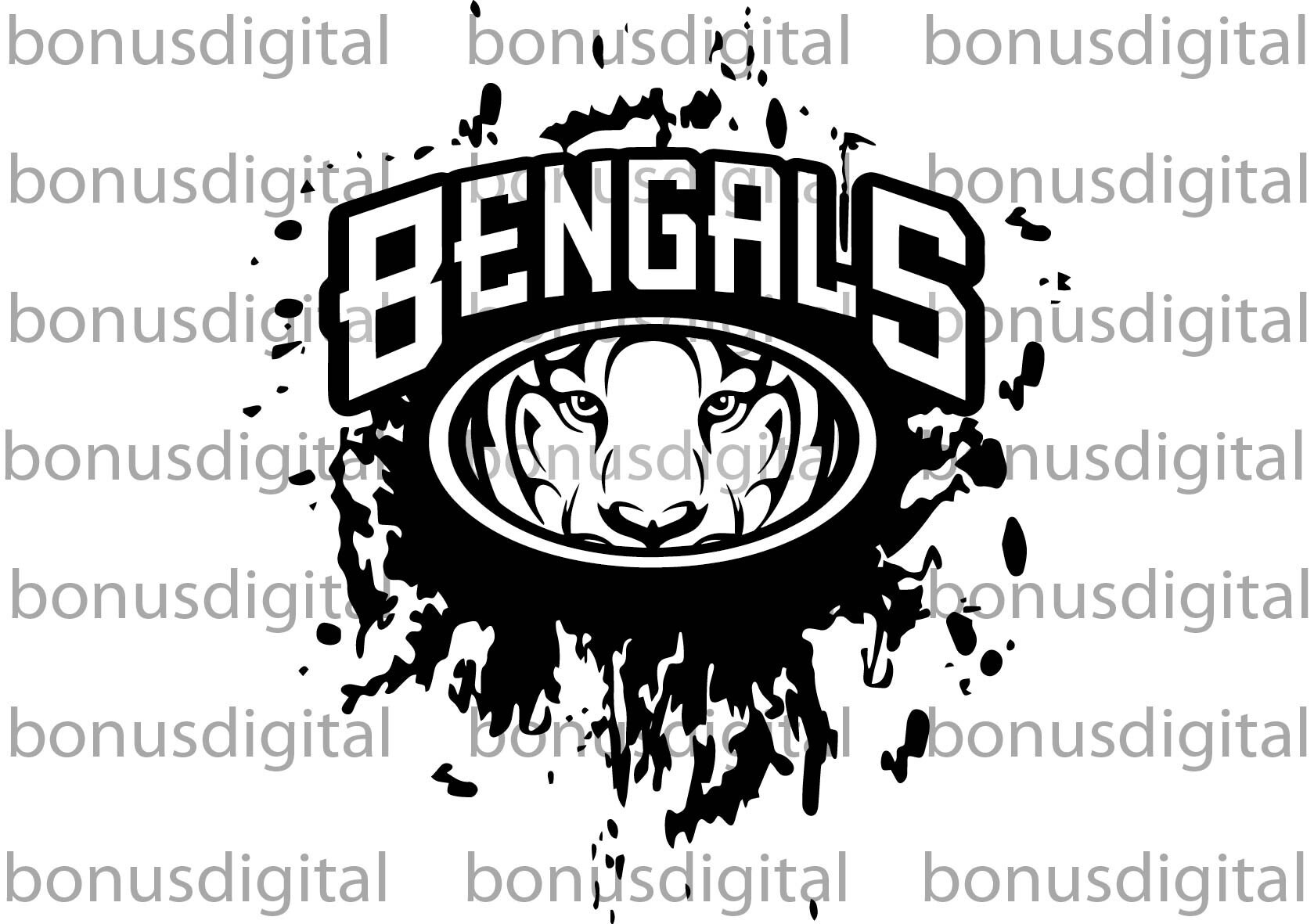 Bengals SVG, PNG, PDF, Eps, Ai Instant Download Cutting Files Cricut ...