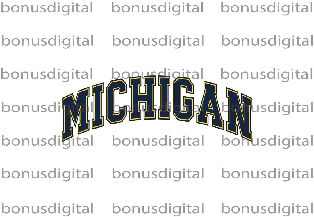 Michigan SVG PDF PNG Eps Ai Instant Digital Download - Etsy New Zealand