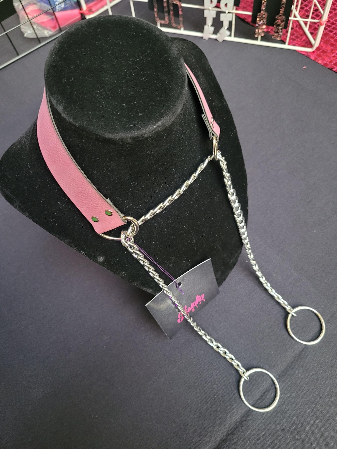 Choke Chain Necklace U Style Personalized BDSM Style Collar - Etsy