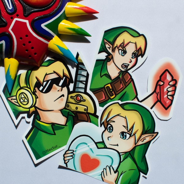 Legend of Zelda Vinyl Stickers - Etsy