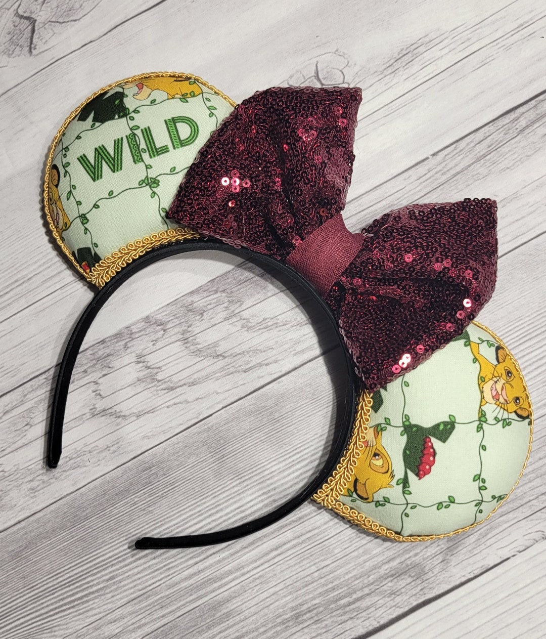 The Lion King Handmade Mouse Ears - Etsy
