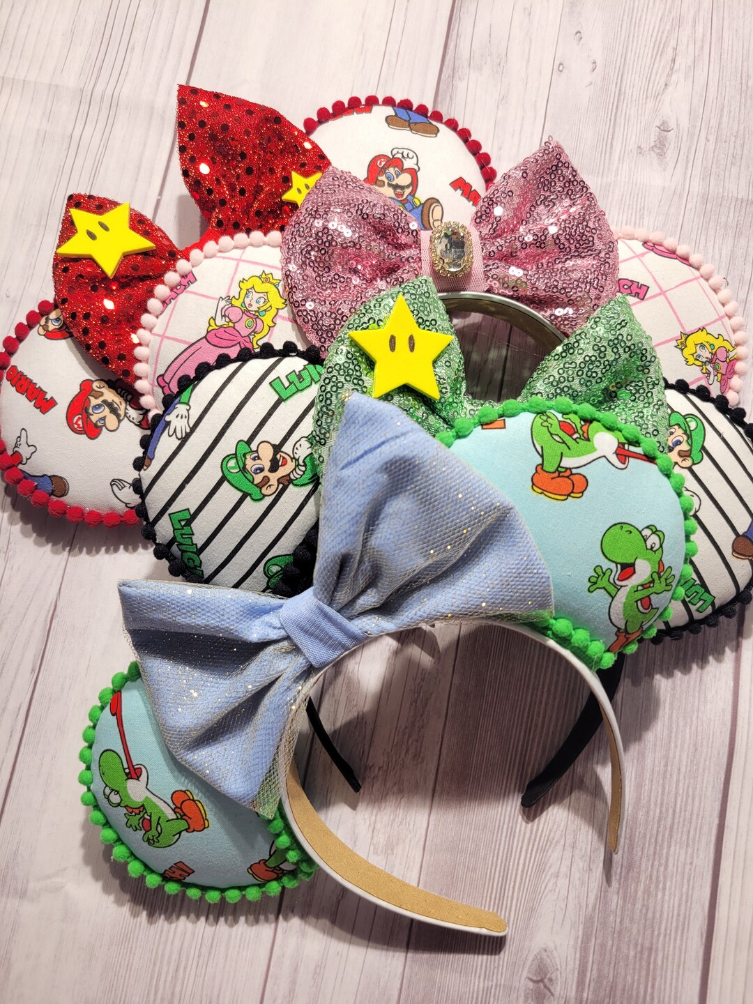 Yoshi Mouse Ears Handmade - Etsy