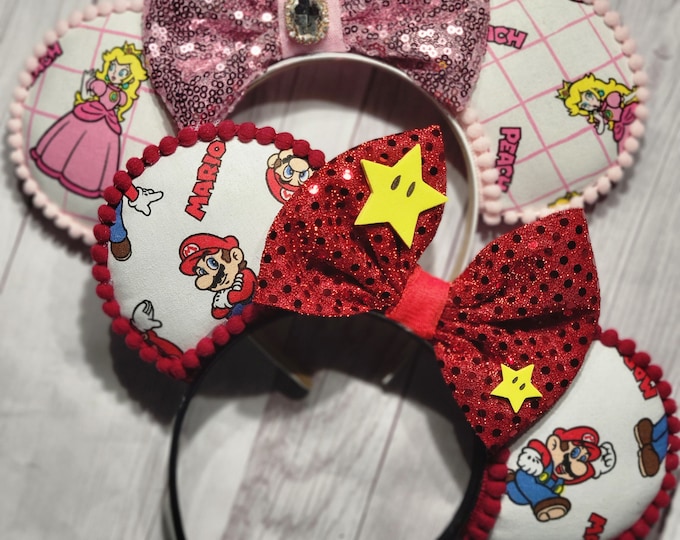 Super Mario Brothers Headband Luigi Bowser Yoshi Toad Princess Peach ...