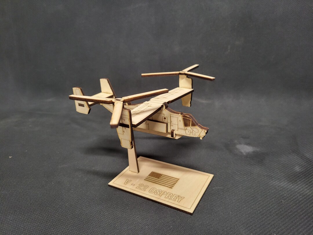 V-22 Osprey Wooden Model Kit - Etsy