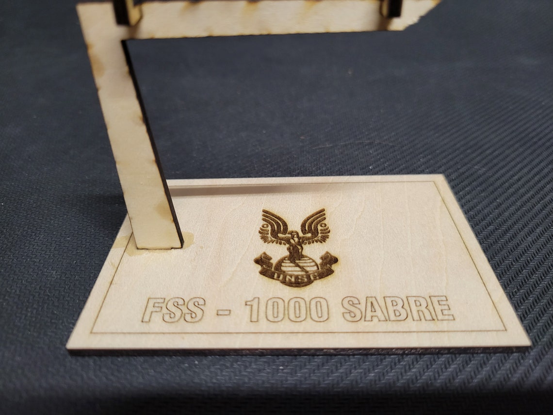 Halo Reach Sabre Fighter Laser Cut Wood Model Kit - Etsy