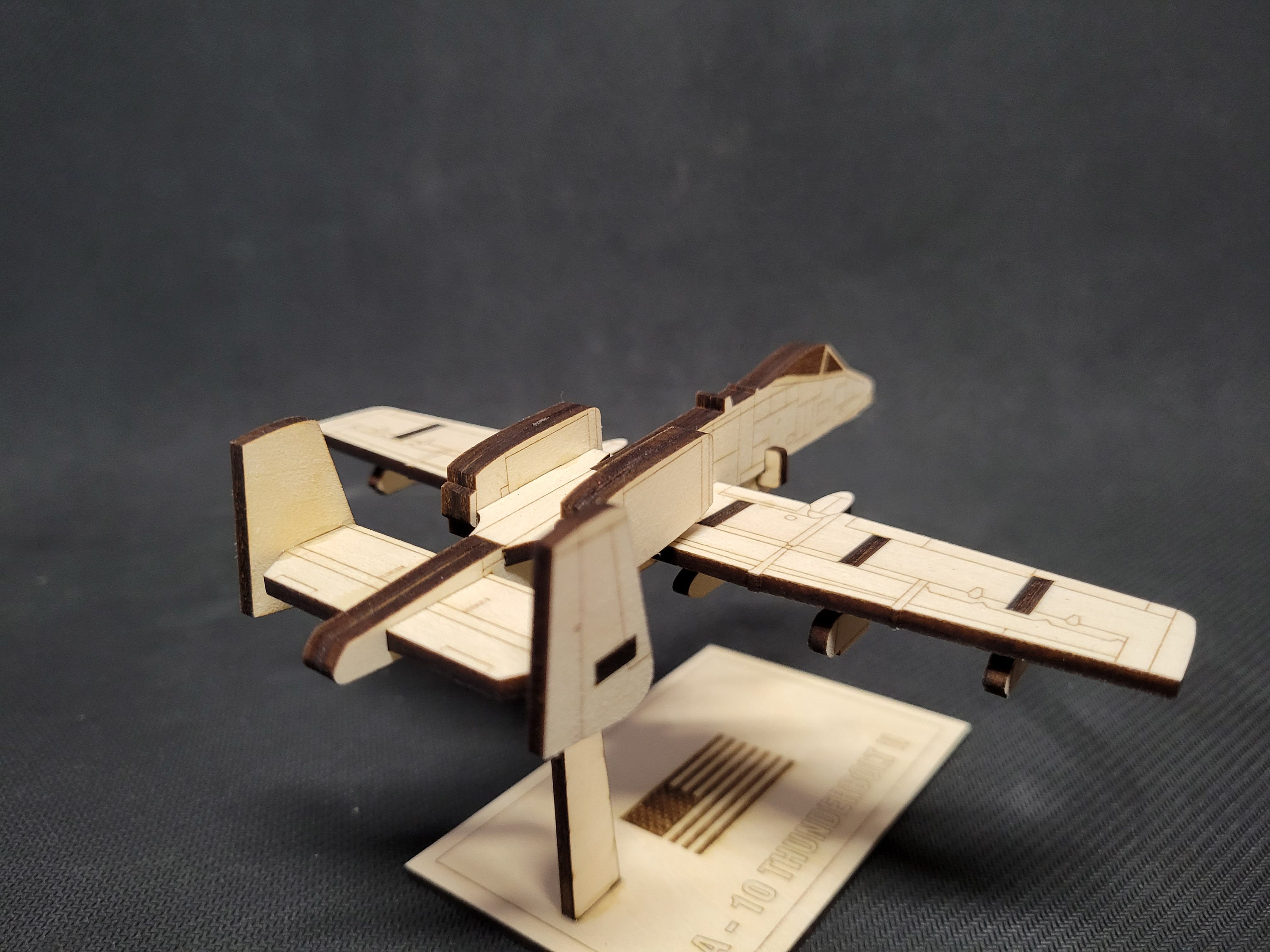 A-10 Warthog Wood Model Kit - Etsy