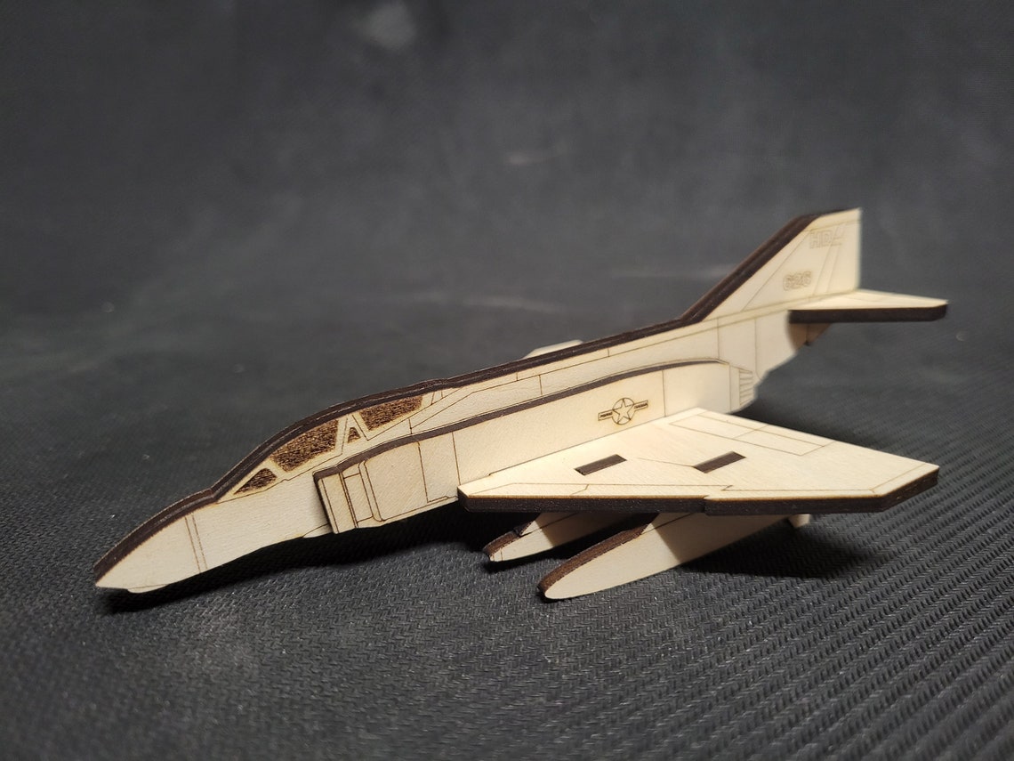 F-4 Phantom Wood Model Kit - Etsy