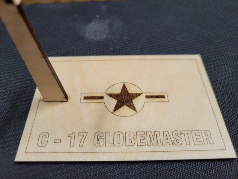 C-17 Globemaster Laser Cut Wooden Model Kit - Etsy