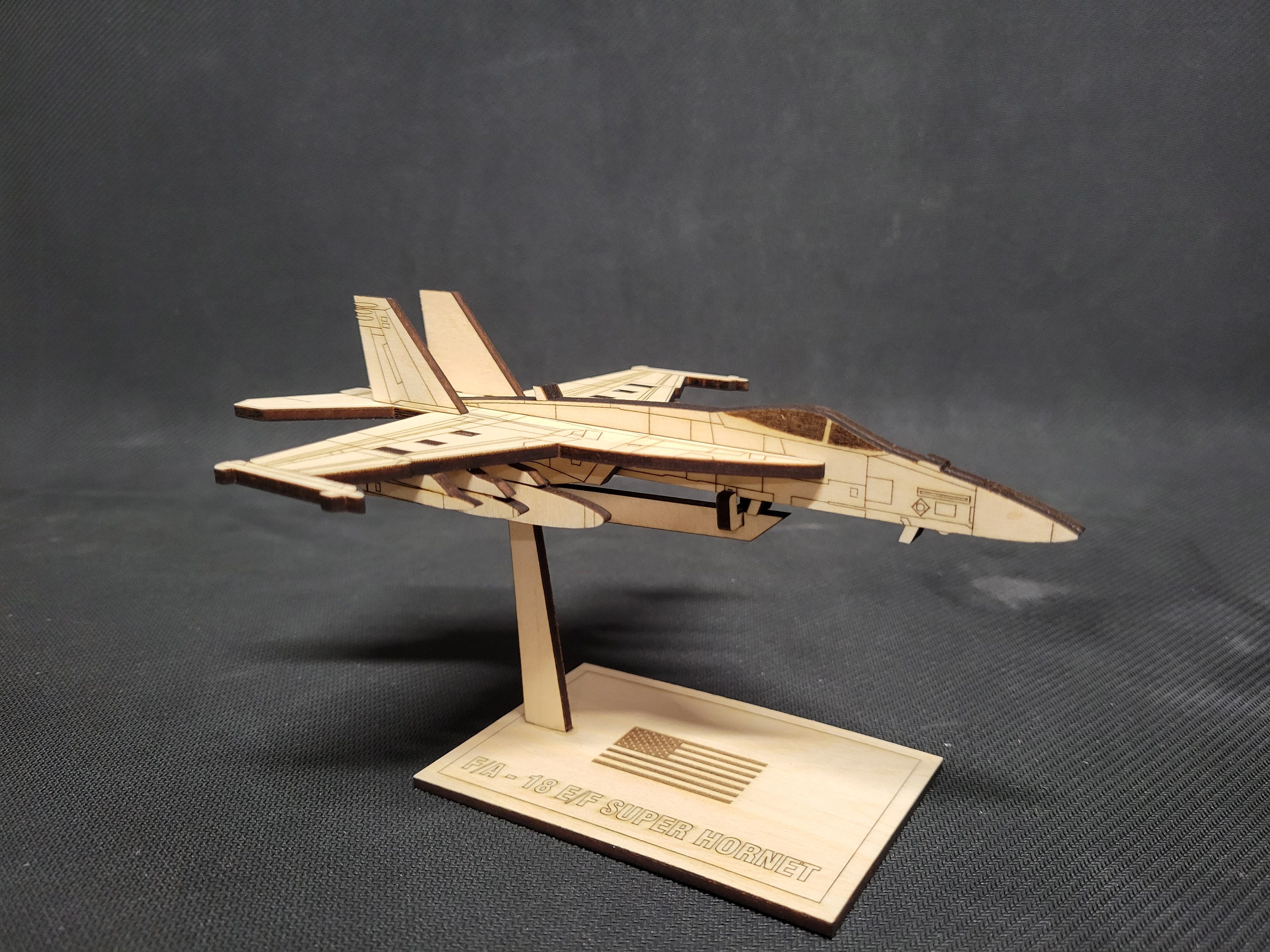 F/A-18E/F Super Hornet Wood Model Kit - Etsy